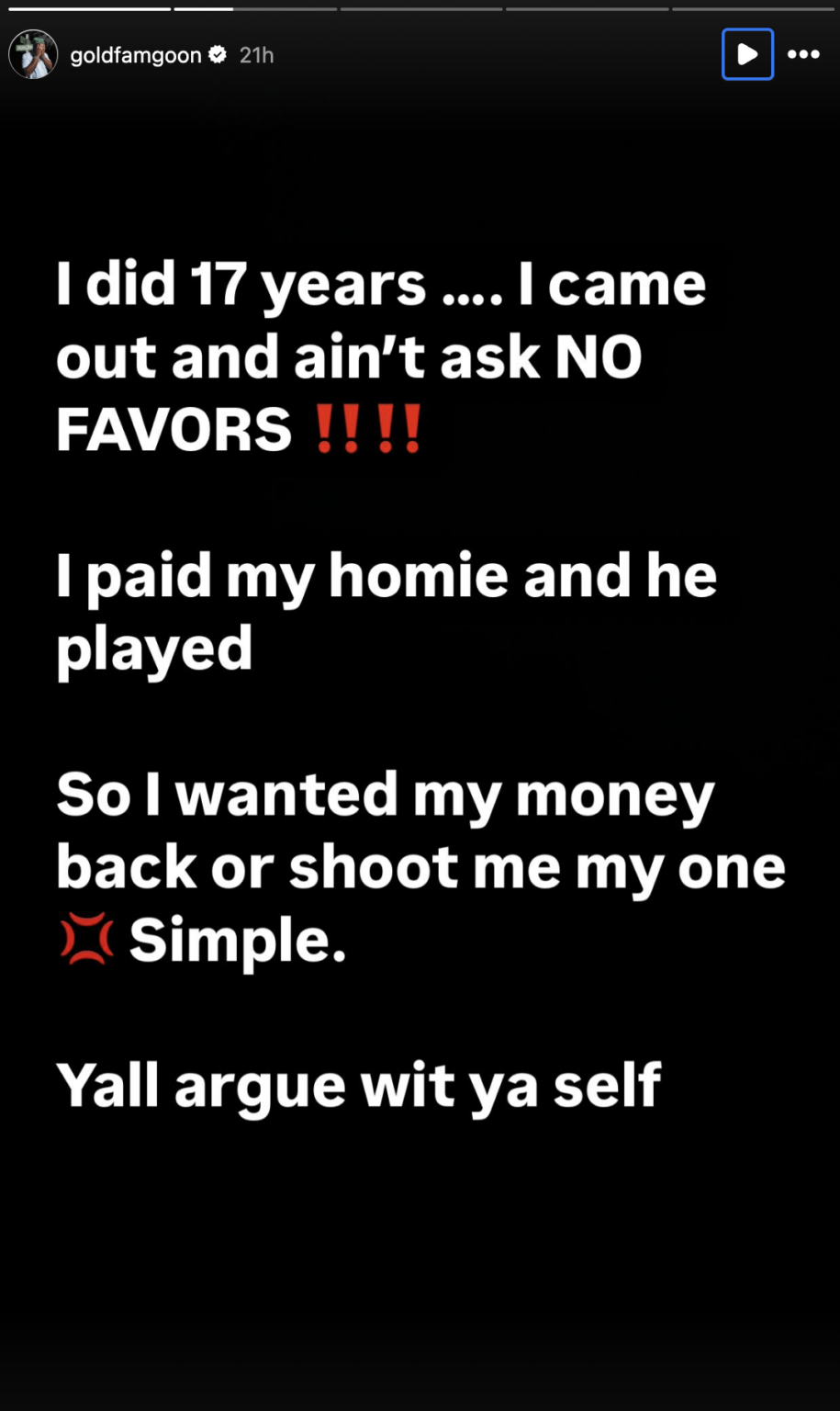 Rapper Goldmouf Fangoon Claims He "Beat Jeezy's A##"